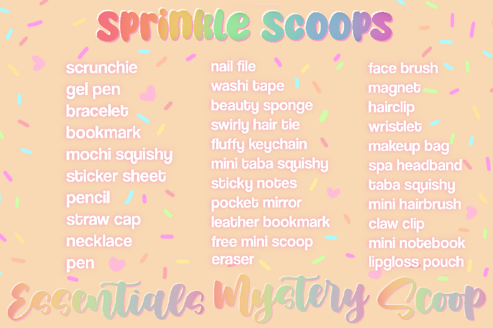 The OG Essentials Mystery Scoops – Sprinkle Scoops